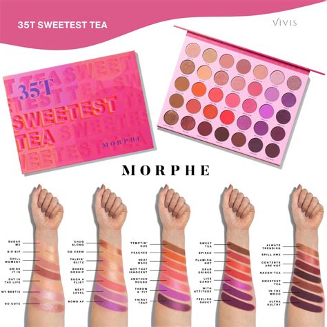 Vivis Morphe 35t Sweetest Tea Artistry Palette Sale Price 2950tk