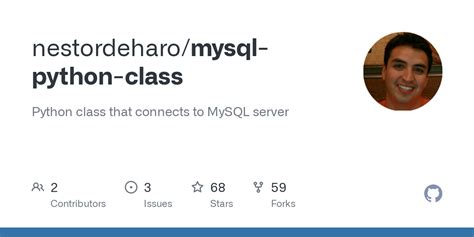 Github Nestordeharomysql Python Class Python Class That Connects To