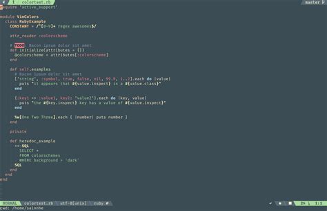 Vim Color Forest Night Dark And Comfortable Color Scheme Rvimporn