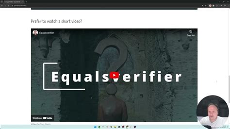 Java Equals Verifier Test Youtube