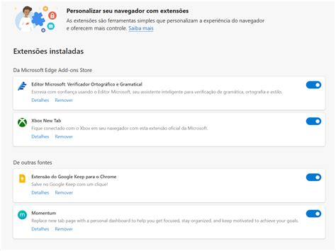 Como Instalar Extensões No Microsoft Edge