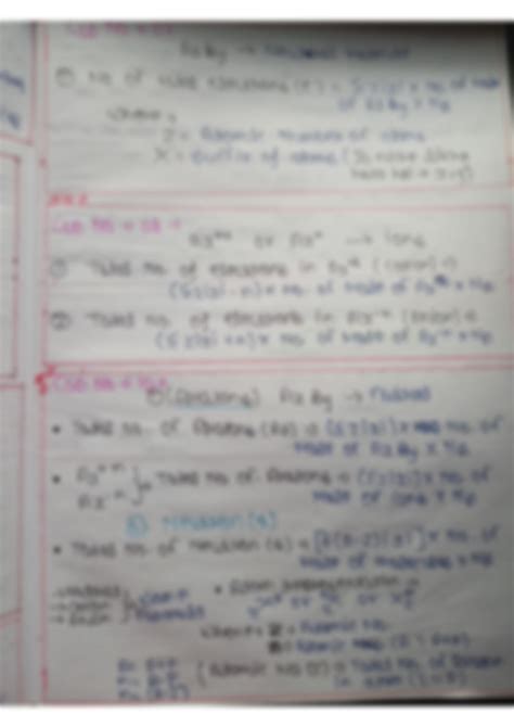 SOLUTION Mole Concept Part 1 Short Notes Studypool