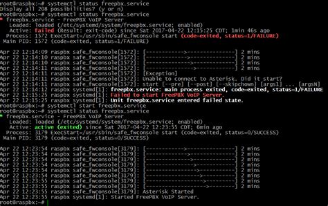 Failed To Start Freepbx Voip Server On Boot General Help Freepbx