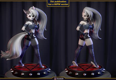 🐺 Loona Helluva Boss With Nsfw Variants 3d Print Model・archivo 3d Para Impresión 3d・cults