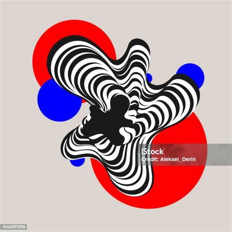 기하학적 모양의 컴포지션 디자인에 대한 추상적 배경입니다 트렌디한 스타일리시그래픽 3차원 형태에 대한 스톡 벡터 아트 및 기타