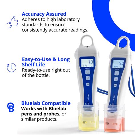 Bluelab Ph 40 And 70 Calibration Solution Kit Ph Meter