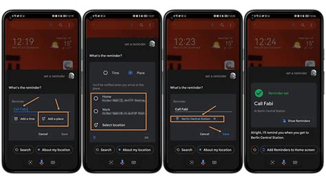 how to quickly set up location based reminders for android