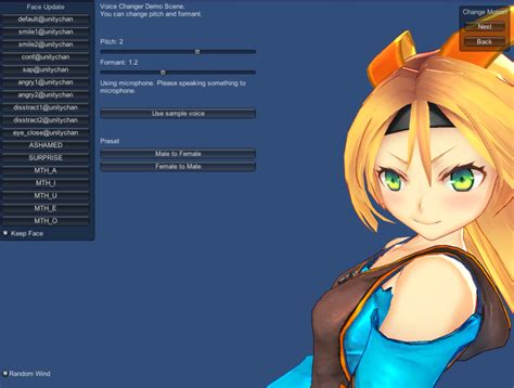 Unity Chan Voice Changer Program VNN