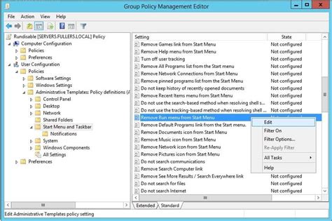 Microsoft MCSA Disable Run Command Using Group Policy Editor ASM
