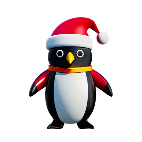 Penguin Hat Santa Ai Generative 29166563 Png