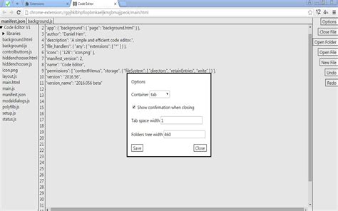 Code Editor Chrome 웹 스토어