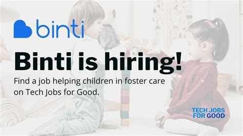 Tech Jobs For Good On Linkedin Binti Jobs Tech Jobs For Good