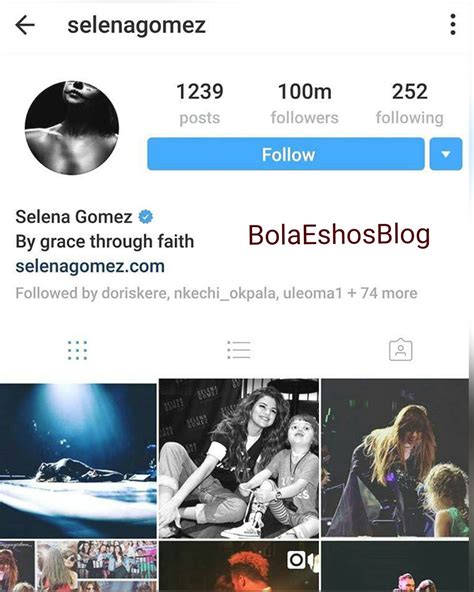 Selena Gomez Hits 100 Million Followers On Instagram Bola Eshos Blog