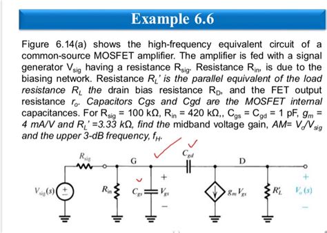 solved example 6 6 figure 6 14 a shows the high frequency