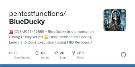 GitHub Pentestfunctions BlueDucky CVE 2023 45866 BlueDucky