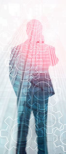 세로 파노라마 배너입니다 배경 흐리게에 이중 노출 기어 메커니즘입니다 비즈니스 및 산업 공정 자동화 개념 공학에 대한 스톡 사진 및 기타 이미지 Istock