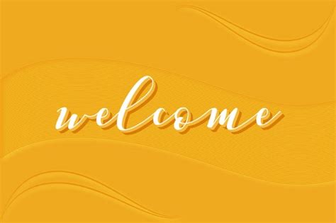 환영 일러스트 프리미엄 벡터