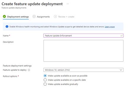 Windows Update Rings Configuration In Mem