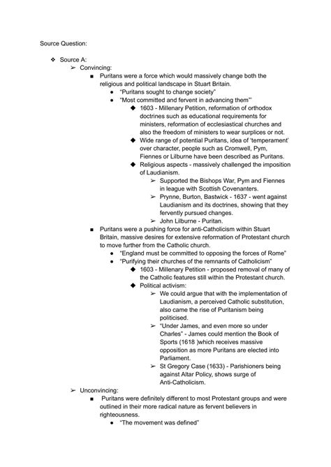 Essay Plan For History Source Question History A Level A Levels Aqa Thinkswap