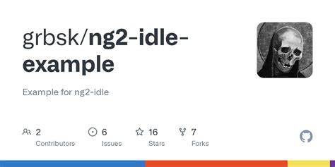 Github Grbsk Ng2 Idle Example Example For Ng2 Idle