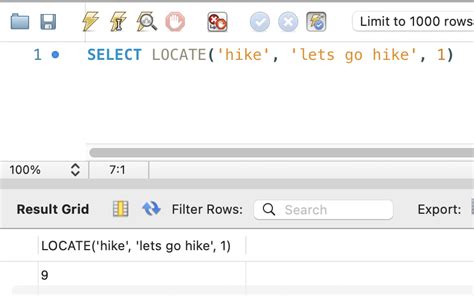 locate function sql — data trail mix