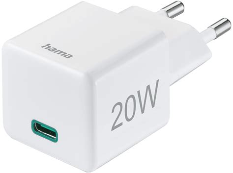 Hama Mini Hálózati Töltő Usb Type C Pd Qc 20w Fehér 201650