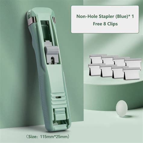 Push Clip Stapler Staple Remover Binder Push Clamp Tape Dispenser Paper Clips Office Desktop