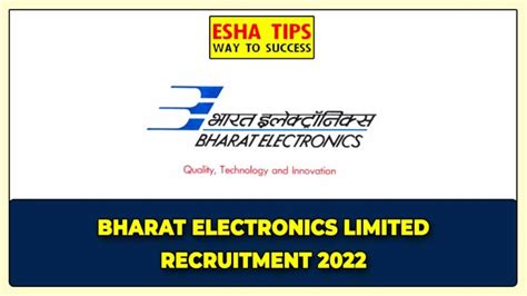 Bel Recruitment 2022 Trainee And Project Engineers