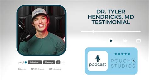 Dr Tyler Hendricks Md Raves About Pouch 6 Studios Unleashing