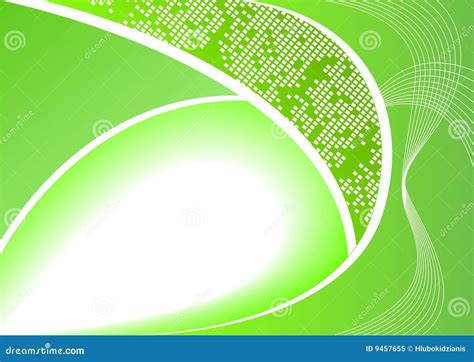 Vector Abstract Digital Green Background Stock Vector Illustration Of Sunny Color 9457655