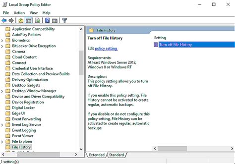 Ways To Turn On Or Off File History In Windows Saint