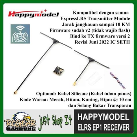 Promo Happymodel 2 4G Expresslrs Elrs Ep1 Long Range Rc Receiver For