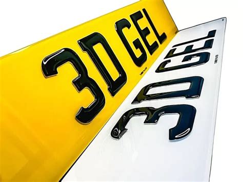 Number Plates 100 Road Mot Legal Premium Car Registration Standard 3d