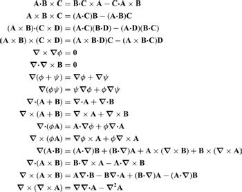 Appendix B Useful Formulas From Vector Analysis Engineering