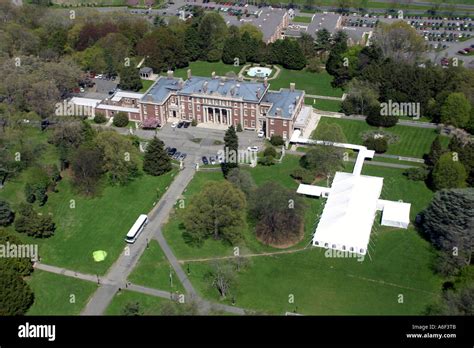 Aerial View Of Fairleigh Dickinson University Located In Florham Stock