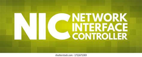 Nic Network Interface Controller Computer Hardware Stock Vector Royalty Free 2100710776