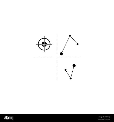 Modèle Dillustration De Logo De Diagramme Conceptuel De Quadrant Photo