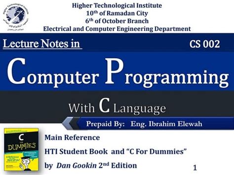 C Programming Introduction Ppt
