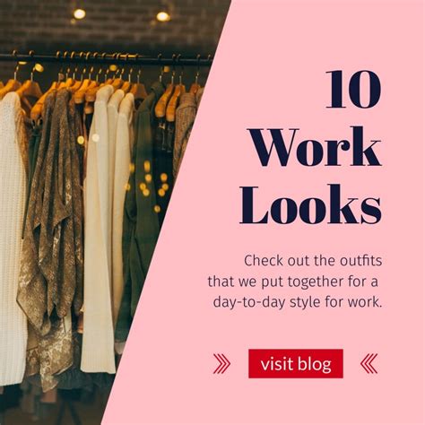 10 Work Looks Square Template Visme