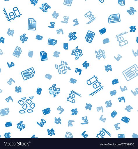 Set Line Data Stream Analysis And File Document Vector Image