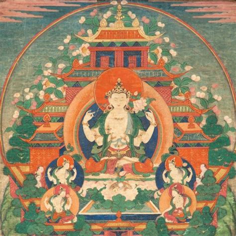 Stream Stop 610 Four Armed Avalokiteshvara In His Pure Realm By Rubin