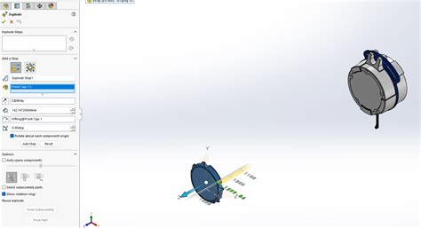 how to create an exploded view in solidworks beginner tutorial