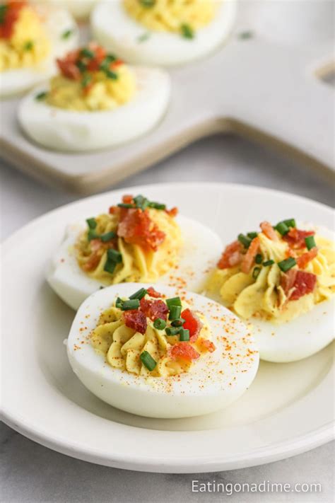 Bacon Deviled Eggs Eating On A Dime