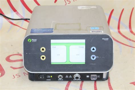 Medtronic Peak Plasmablade Ps100 100rf Pulsar Generator Js Medical