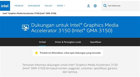 Intel® Graphics Media Accelerator 3150 Intel® Gma 3150 Driver Untuk