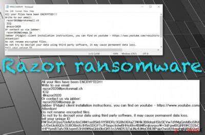 Remove Razor Ransomware Virus Removal Guide Improved Instructions