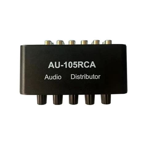 AU 105RCA Distributeur Audio MéLangeur Audio StéRéO 1 EntréE 5 Sorties
