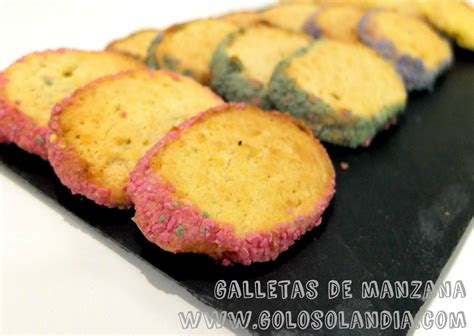 Galletas de manzana Golosolandia Recetas y vídeos de postres y tartas