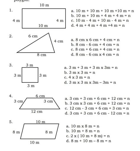 Perimeter Of A Polygon Formula