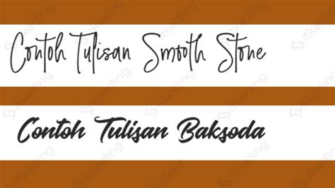 6 Font Huruf Sambung Keren Untuk Desain Dan Tulisan